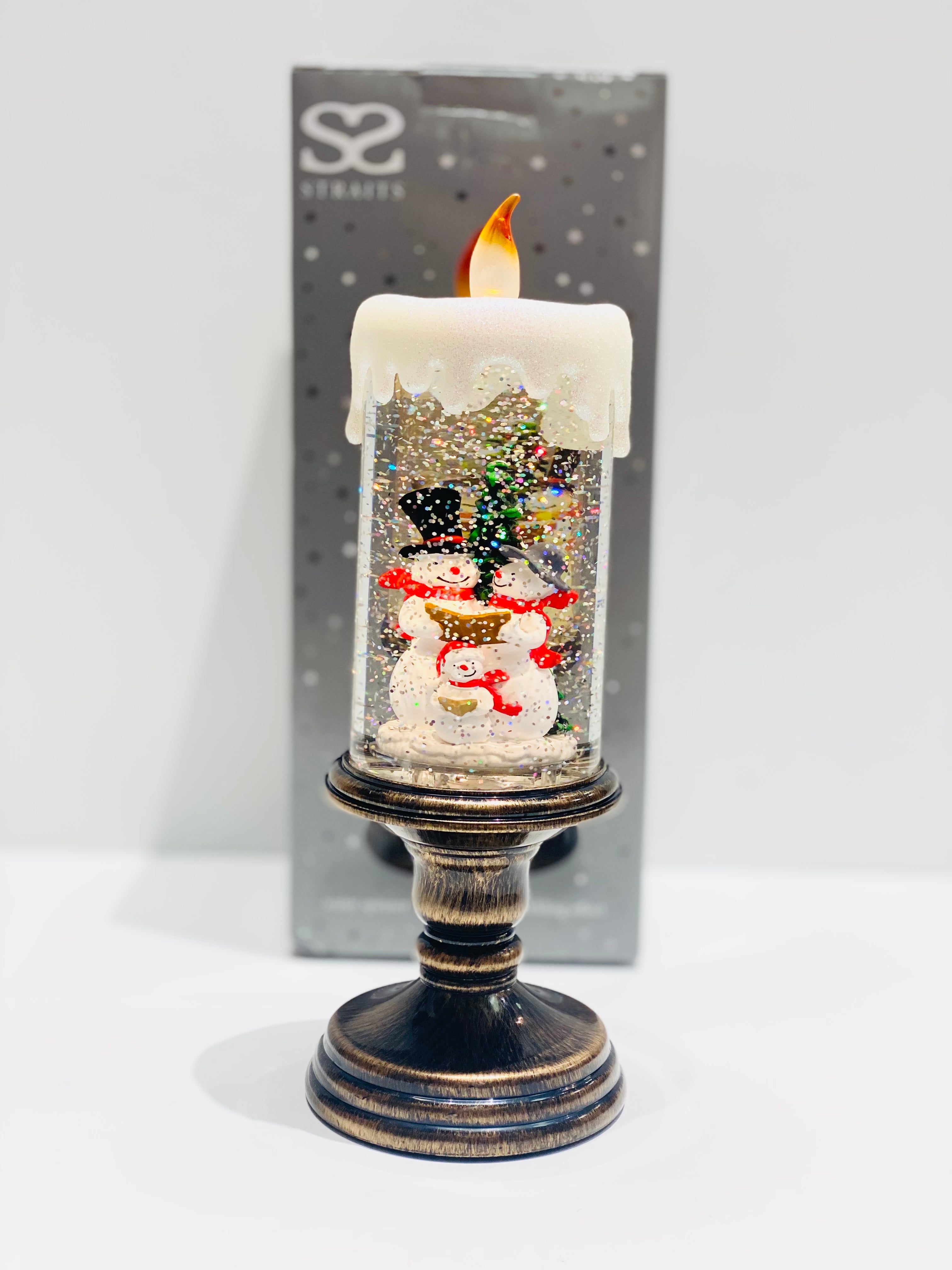 LED Snowman Candle Water Spinner – Cool Britannia London
