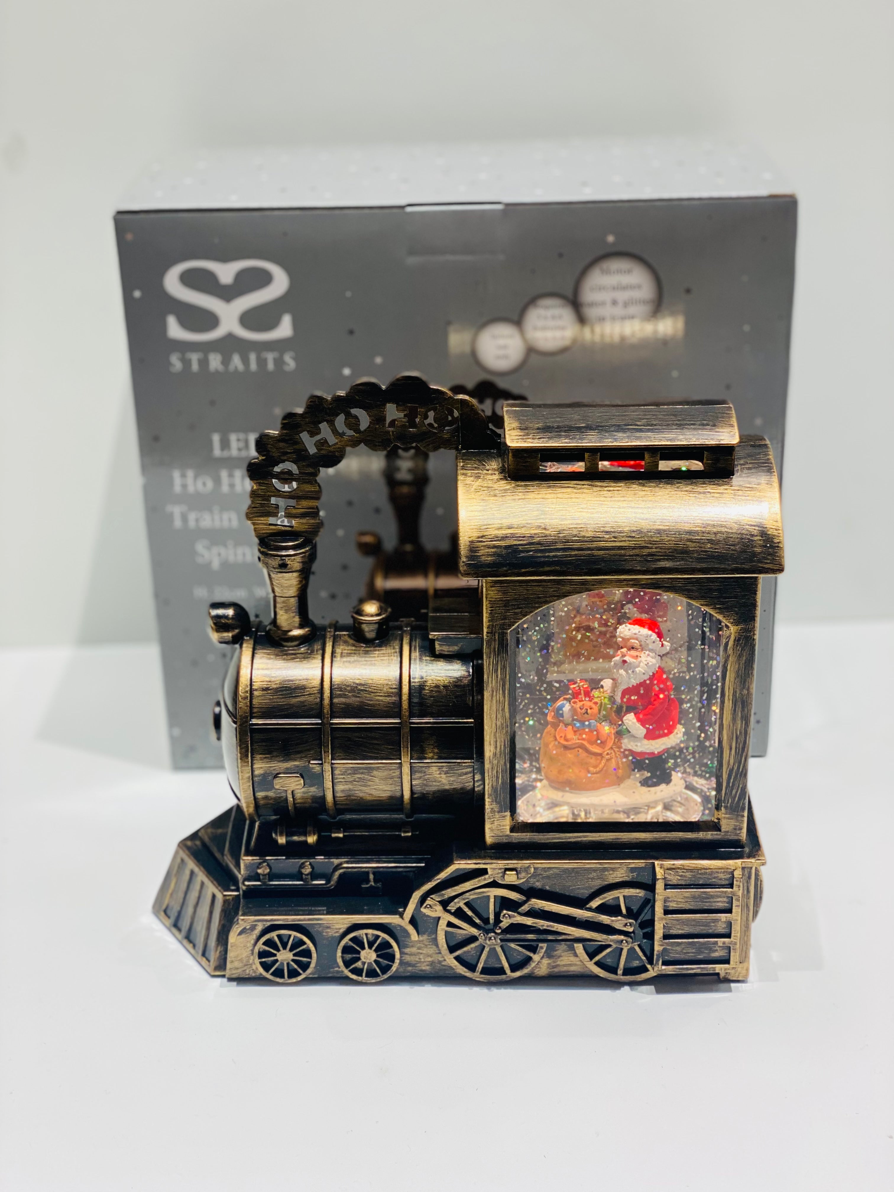 LED Ho Ho Ho Train water spinner – Cool Britannia London
