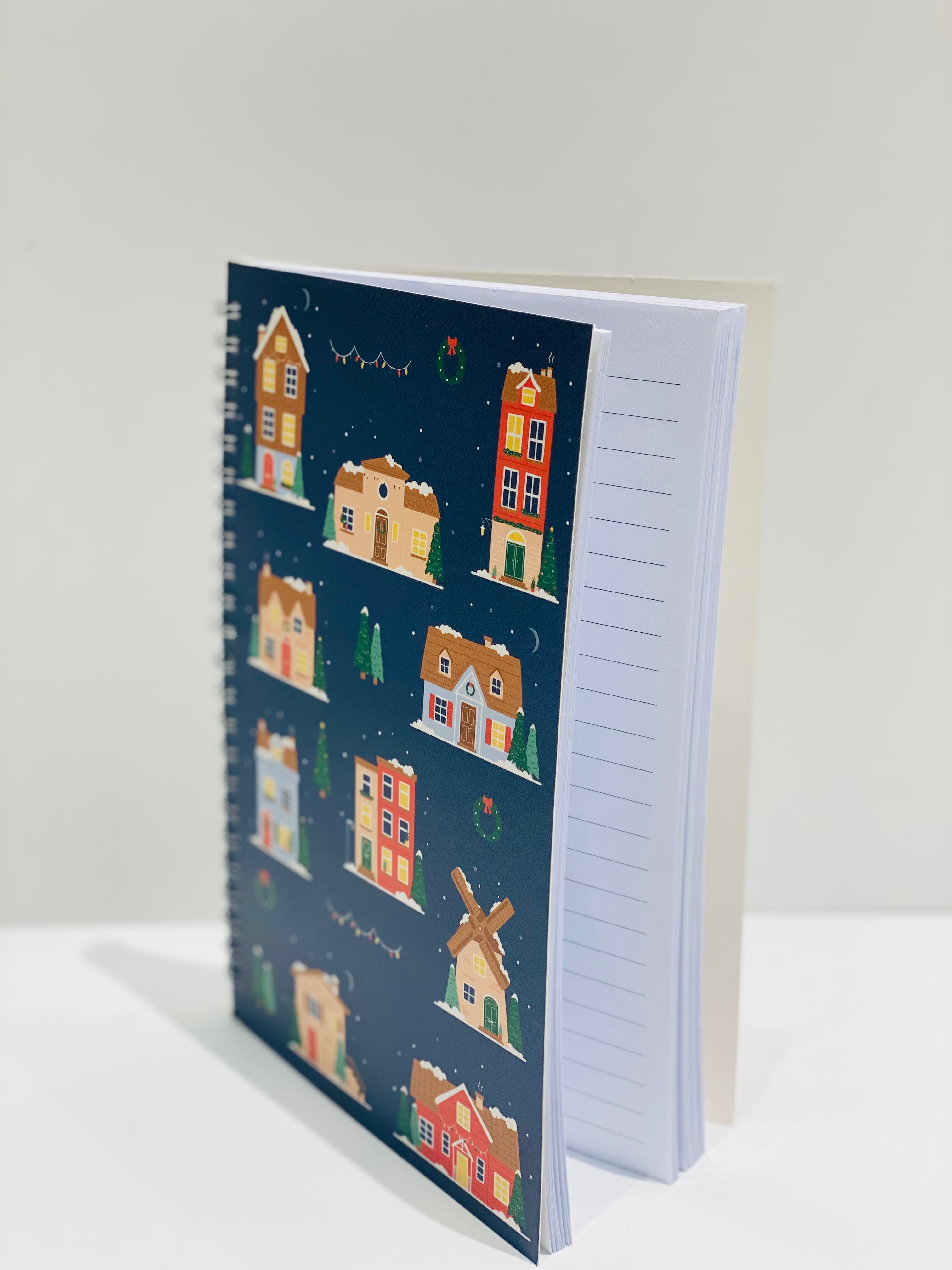 Christmas village notepad – Cool Britannia London