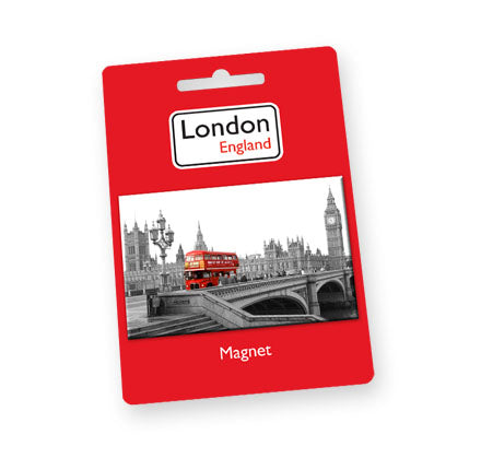 Bus Magnet with Backboard | London Bus Magnet – Cool Britannia London
